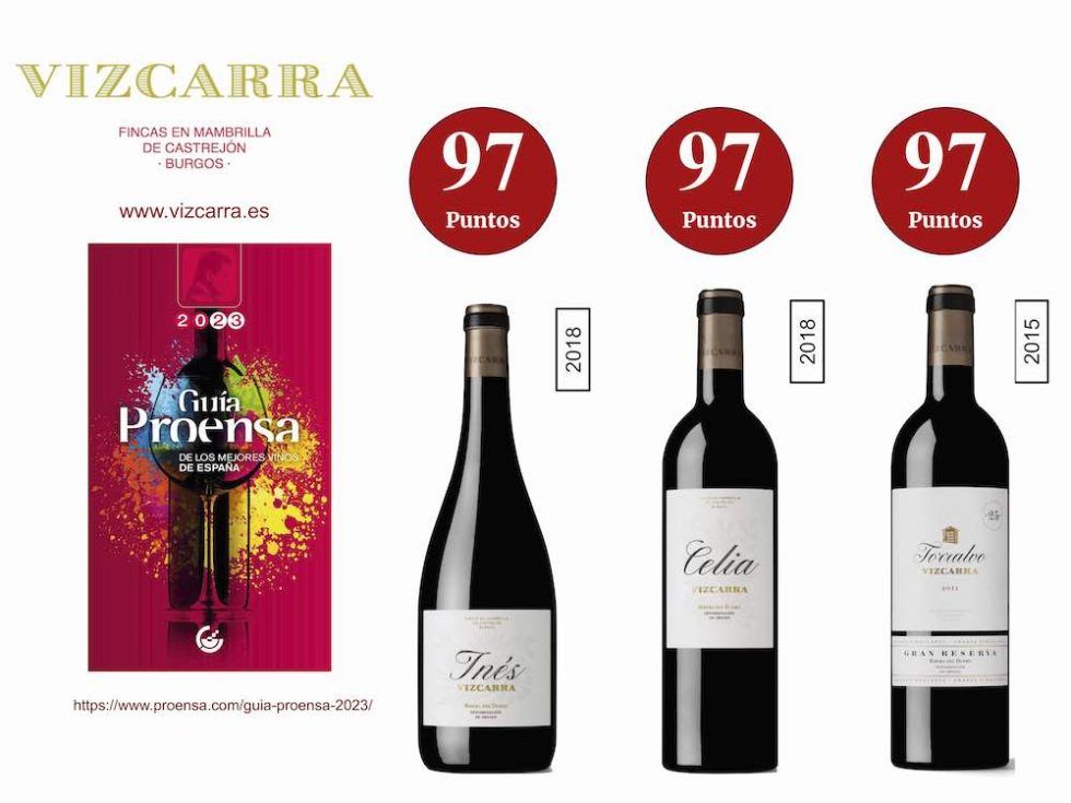 Puntuaciones Guía Proensa 2023 - Bodegas Vizcarra